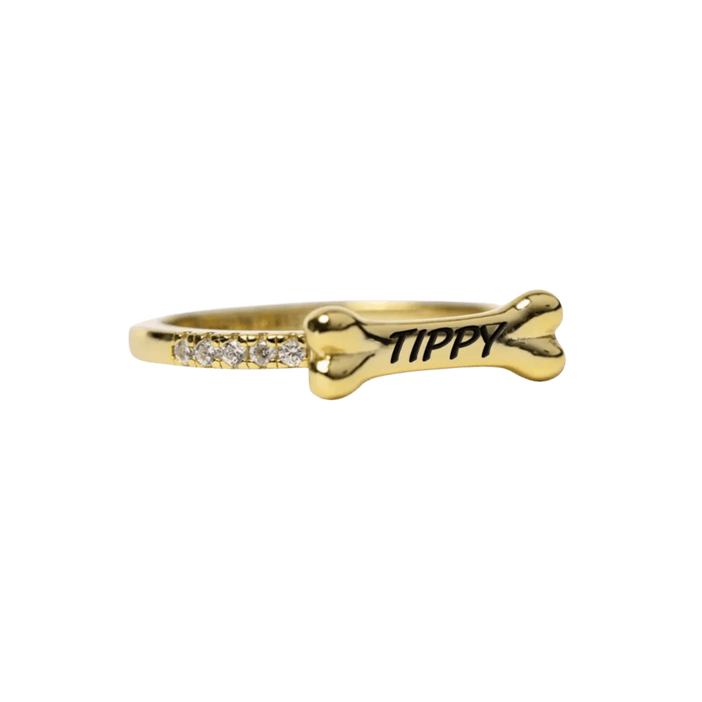 Custom Dog Bone Ring – Photo Jewellery